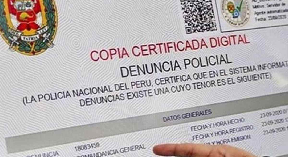 Conoce como realizar una denuncia virtual