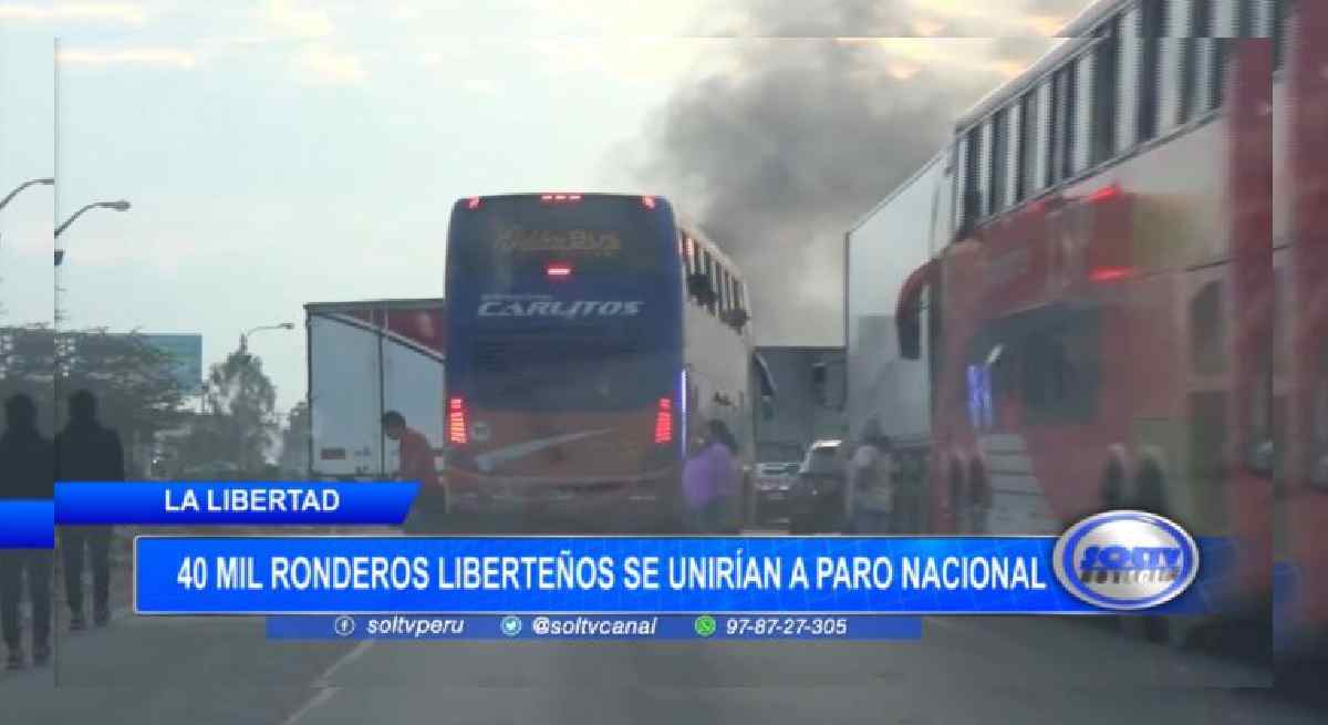 La Libertad: 40 mil ronderos se unirían a PARO NACIONAL