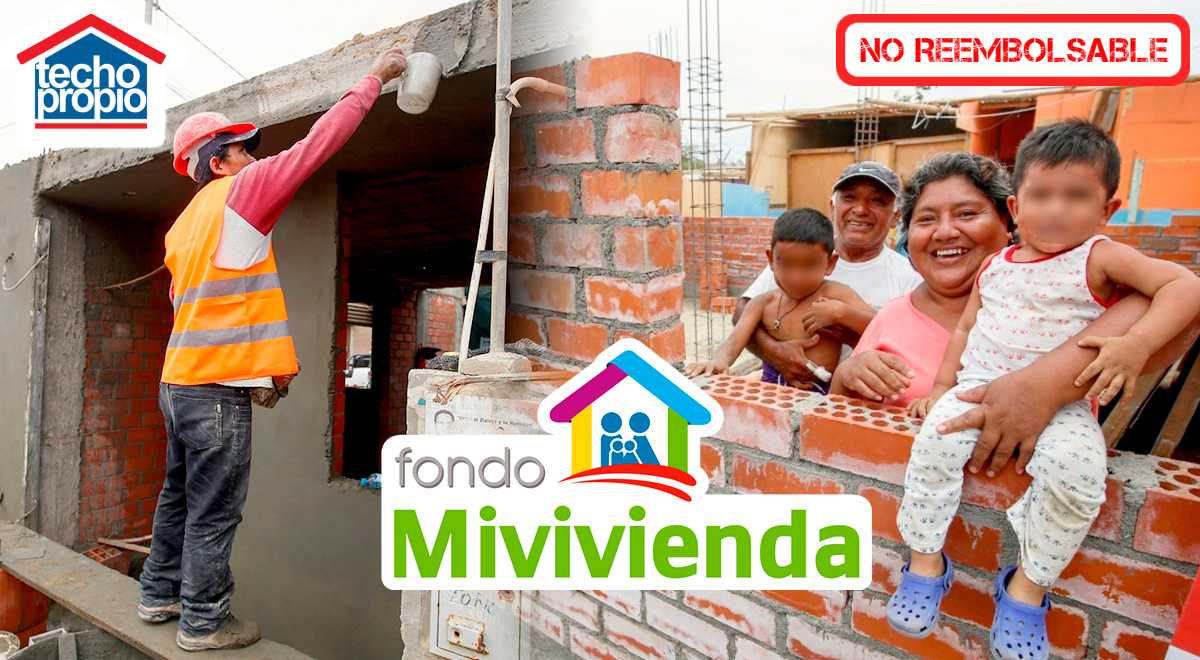 Bono Techo Propio 2024: Postula al Bono Para Construir tu Vivienda de S ...