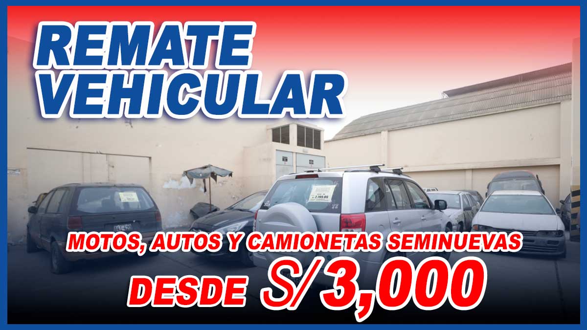 Gran Remate 2025: Carros, camionetas, motos y más