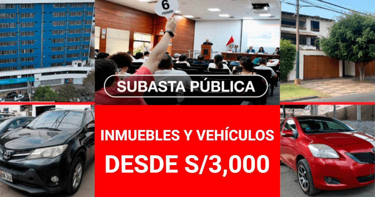 Remate SAT 2025: Conoce los autos y motos en Remate desde S/190